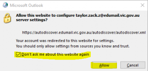 How to set up Department Education Email address in Outlook ...